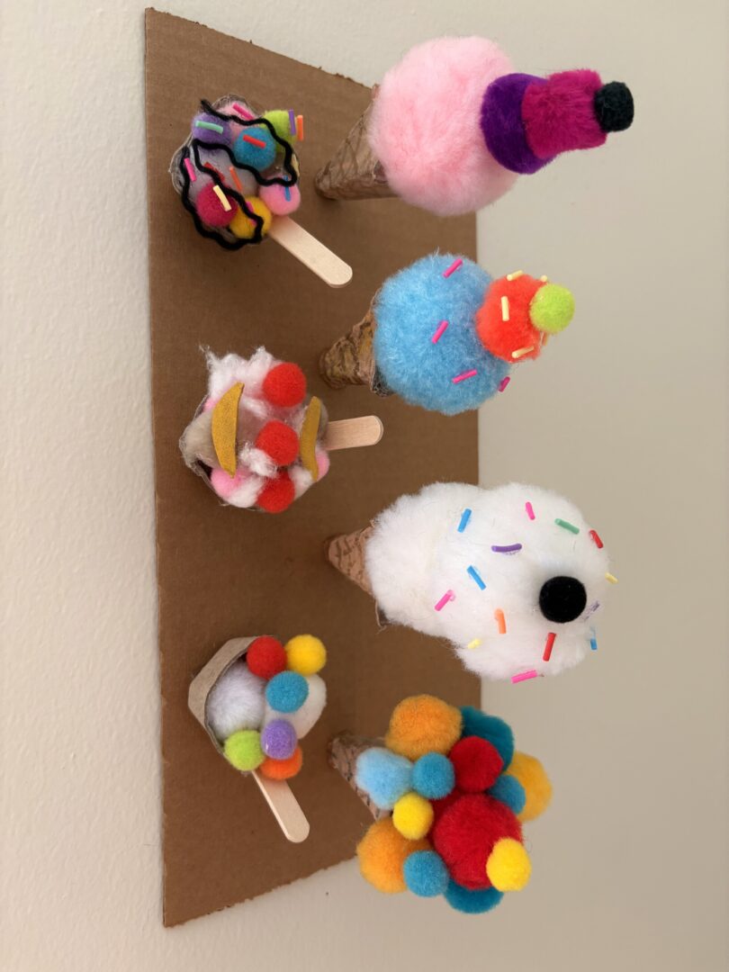 Egg Carton Ice Cream Art – JAMES LAYNE